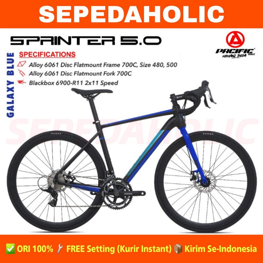 Jual Sepeda Balap PACIFIC TRACTOR 7.0 / TRACTOR 5.0 / SPRINTER 5.0 ...