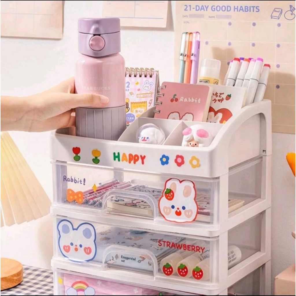 Jual (PS) RAK KOSMETIK 3 SUSUN FREE STIKER - Rak Kosmetik Serbaguna ...