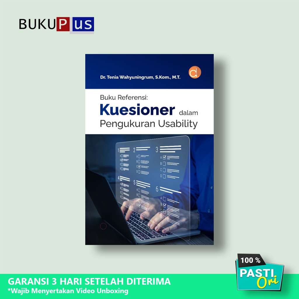 Jual Buku Referensi Kuesioner dalam Pengukuran Usability - Original ...