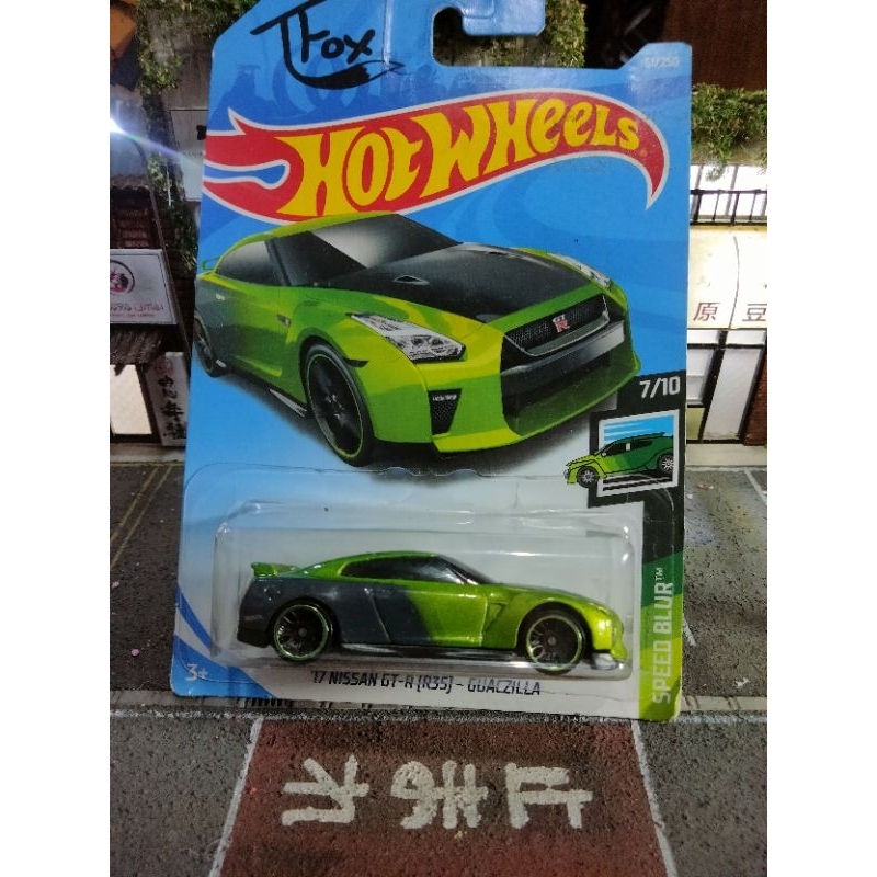 Jual Hot Wheels 17 Nissan GTR R35 Guaczilla Tfox | Shopee Indonesia