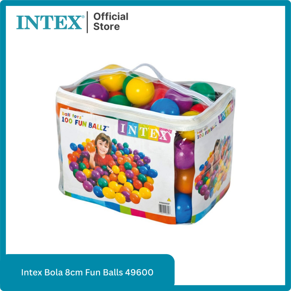 Jual INTEX Mainan Bola FUN BALLS 49600 | Shopee Indonesia
