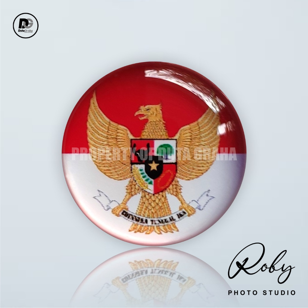 Jual [PIN RESIN] GARUDA PANCASILA MERAH PUTIH 20mm Pin Bros Aksesoris ...