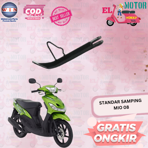 Jual standar samping+per mio 08/sporty/fino/smile/standar satu+per mio ...