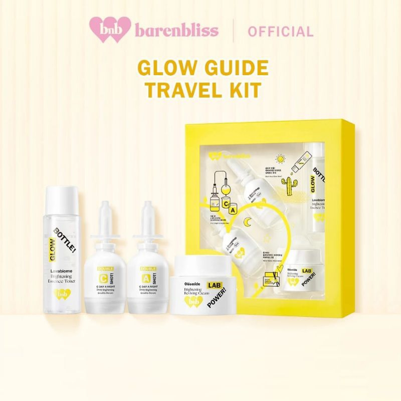 Jual BARENBLISS BNB TRAVEL KIT GLOW GUIDE | BRIGHTENING SKINCARE TRAVEL ...