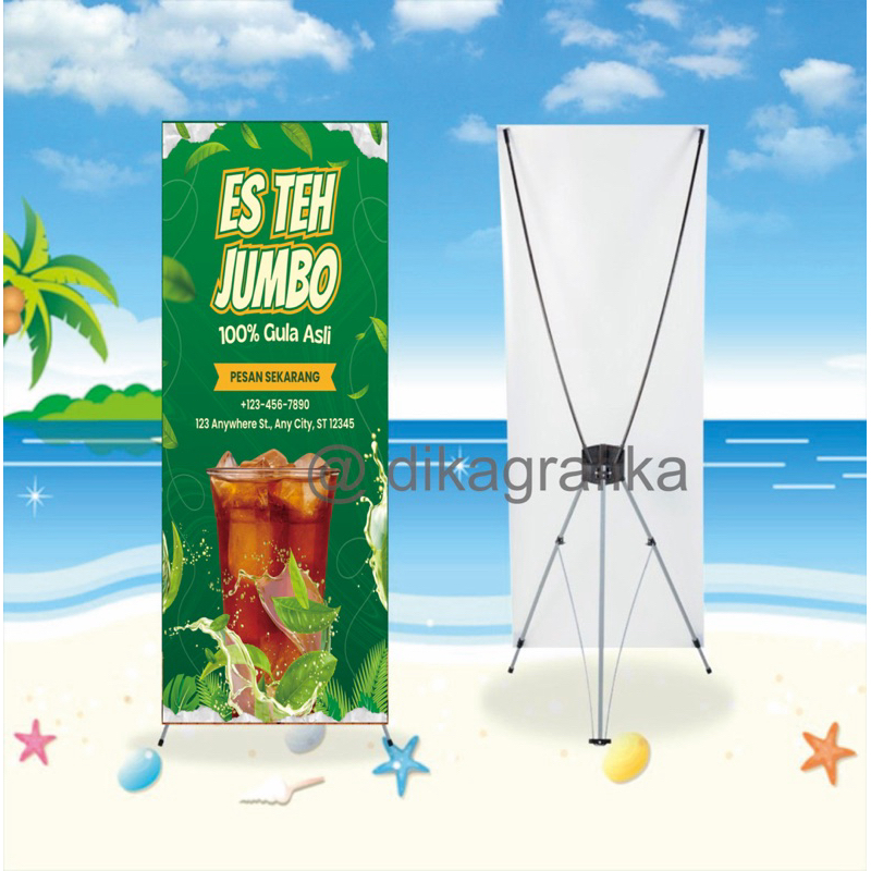 Jual SPANDUK ES TEH, BANNER ES TEH, X BANNER ES TEH TERLARIS | Shopee ...