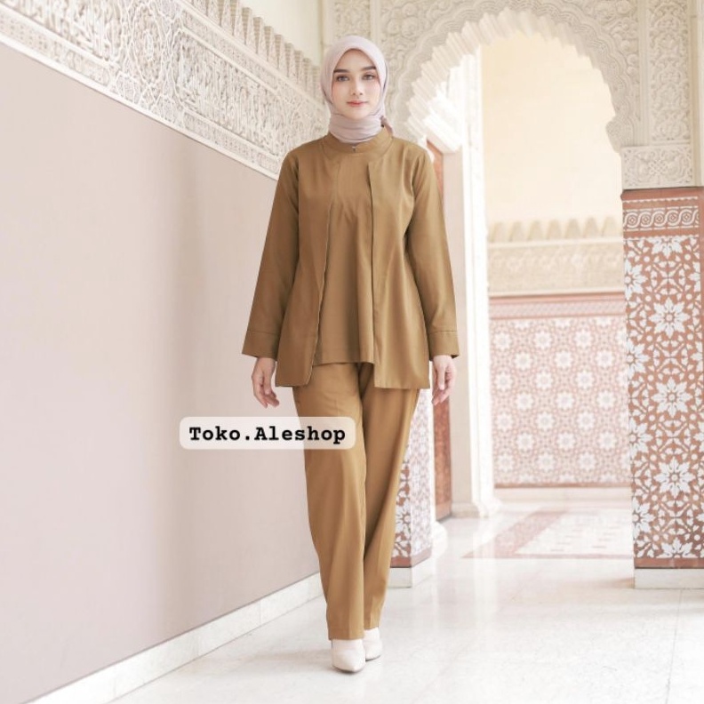 Jual KODE S1S Baju stelan Kerja dinas PNS Seragam kerja Pemda Khaki ...