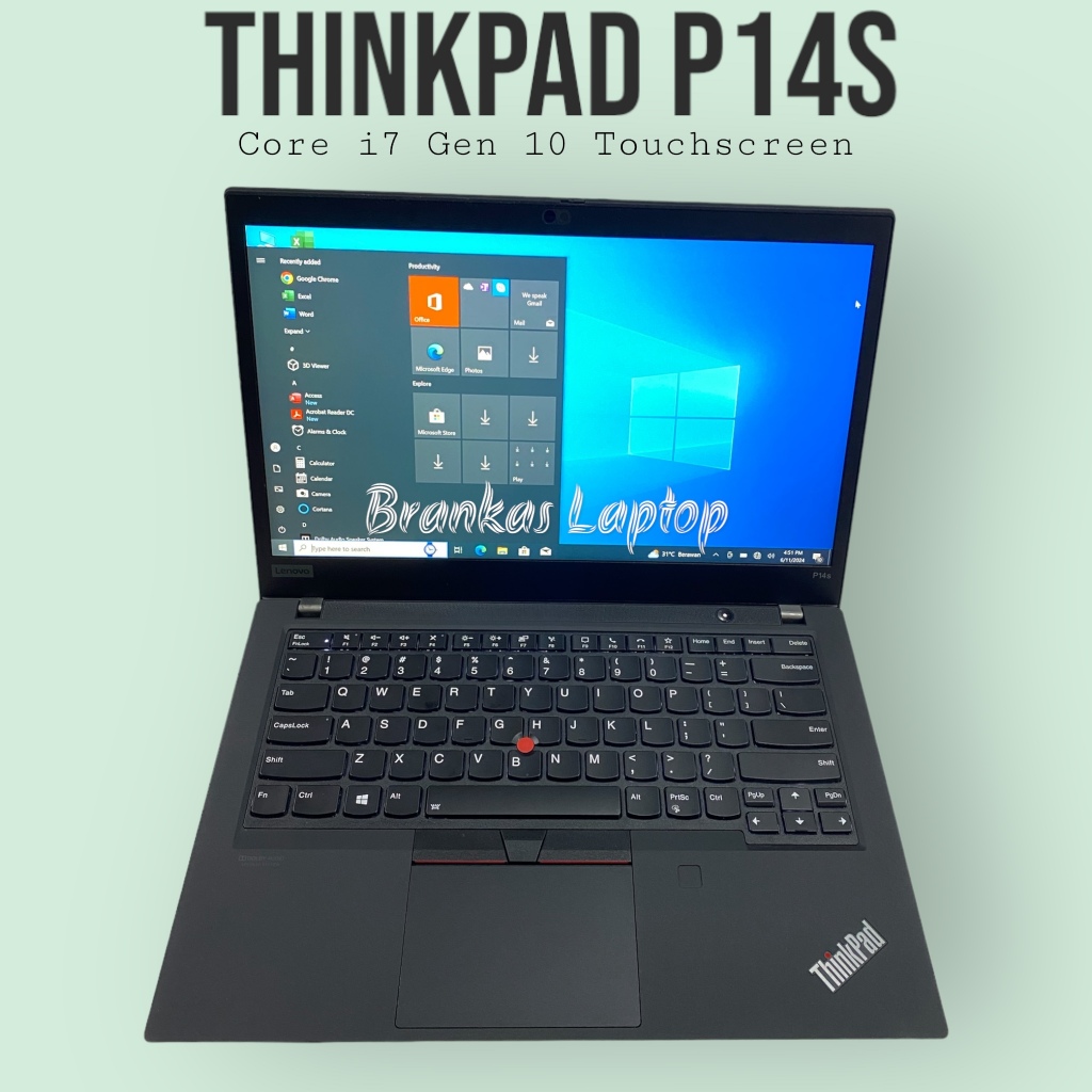 Jual ThinkPad P14s Core i7 Gen 10/ NVIDIA P520/ Touchscreen | Shopee ...