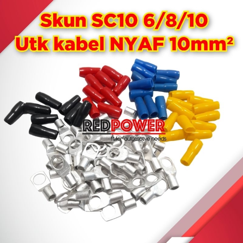 Jual Skun sc 10 6 / 8 SC10 dan vinyl dijual 1 set ready warna merah biru hitam kuning | Shopee ...