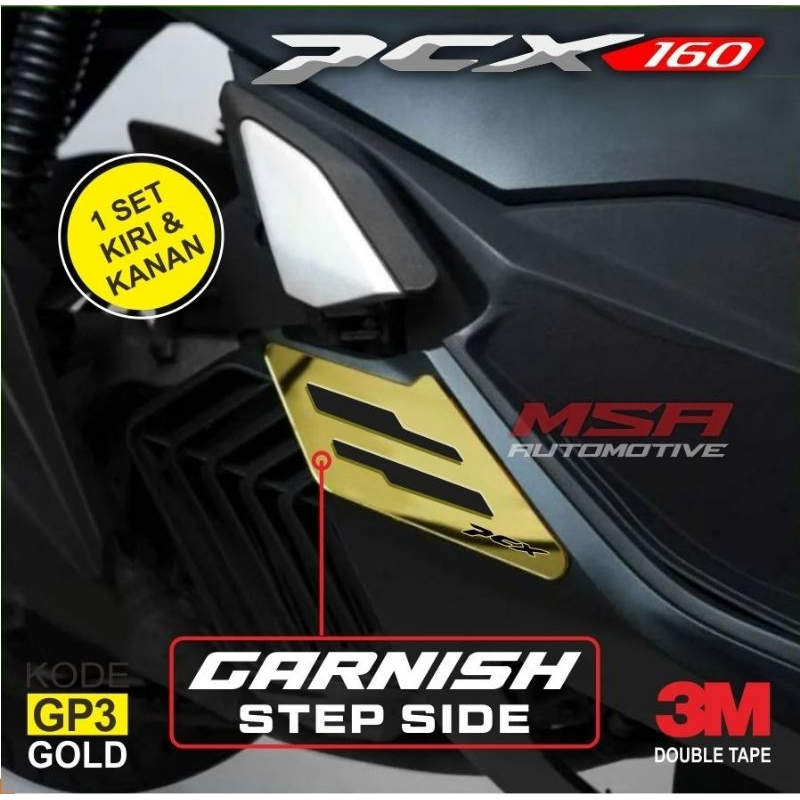 Jual garnish step side pcx 160 - emblem step side pcx 160 bahan akrilik ...
