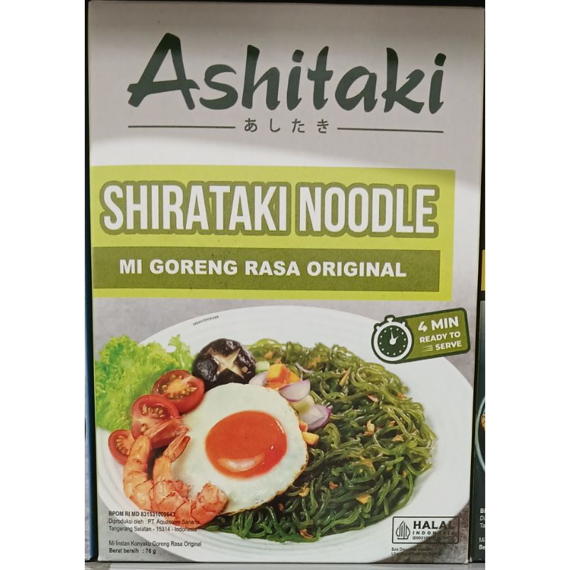 Jual Ashitaki Mie Goreng Rasa Original Shirataki Noodles 75g - HK ...