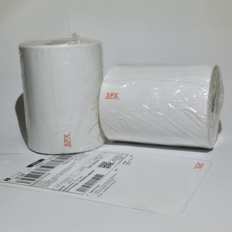 Jual Kertas Label Resi Thermal Printer A6 ukuran 100x150 Logo SPX 250 Lembar | Shopee Indonesia