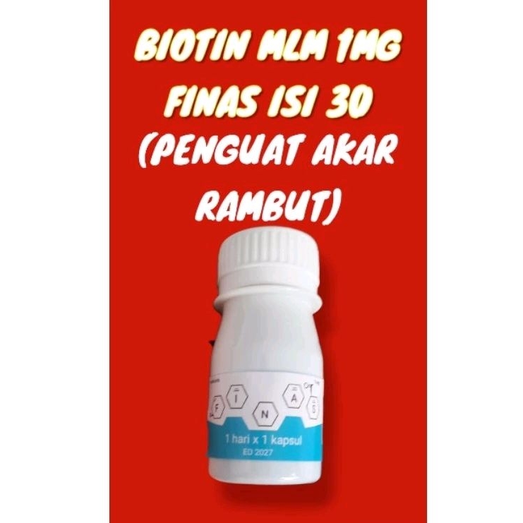 Jual BIOTIN MLM 1MG FINAS ISI 30 (PENGUAT AKAR RAMBUT) | Shopee Indonesia