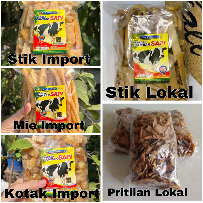Jual Krecek Rambak Sapi Asli 250 gr | Shopee Indonesia