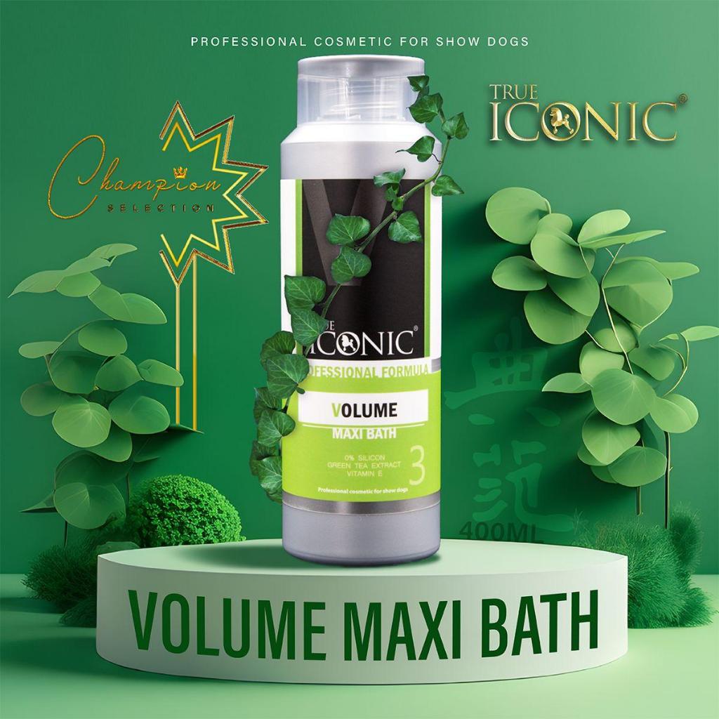 Jual TRUE ICONIC Pet Shampoo Premium Volume Maxi Bath 400ml | Shopee ...