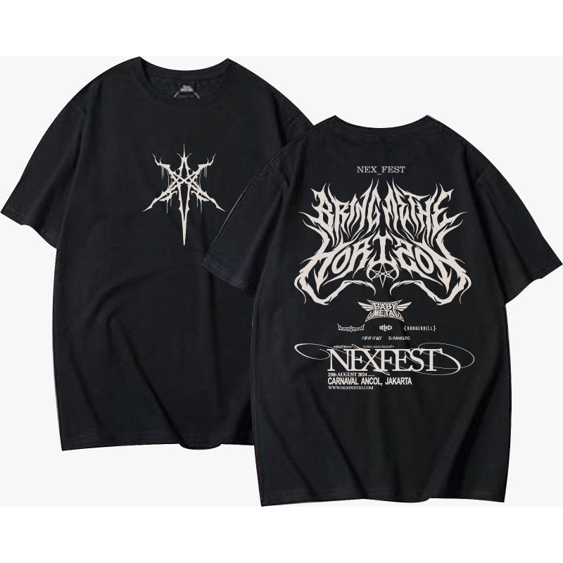 Jual T-SHIRT KAOS BMTH LIVE JAKARTA NEXFEST | BRING ME THE HORIZON ...