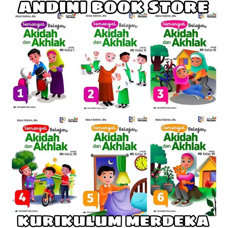 Jual BUKU SEMANGAT BELAJAR AKIDAH AKHLAK KELAS 1 2 3 4 5 6 MI KURIKULUM MERDEKA | Shopee Indonesia