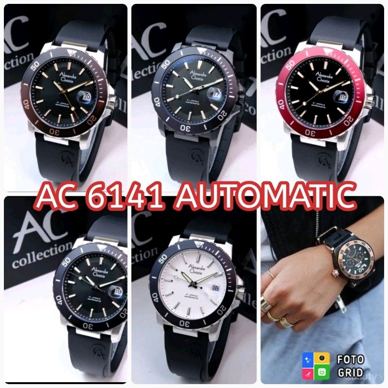 Jual AC6141 MATIC / Alexandre christie AC 6141 rubber AUTOMATIC ...
