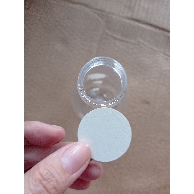 Jual segel foil botol plastik ( 50 lembar) / segel plastik botol ...