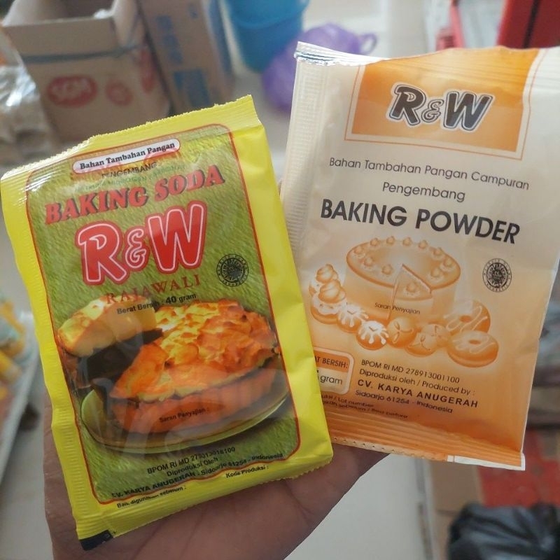 Jual Rajawali baking soda baking powder 1 renceng isi 5sct | Shopee ...