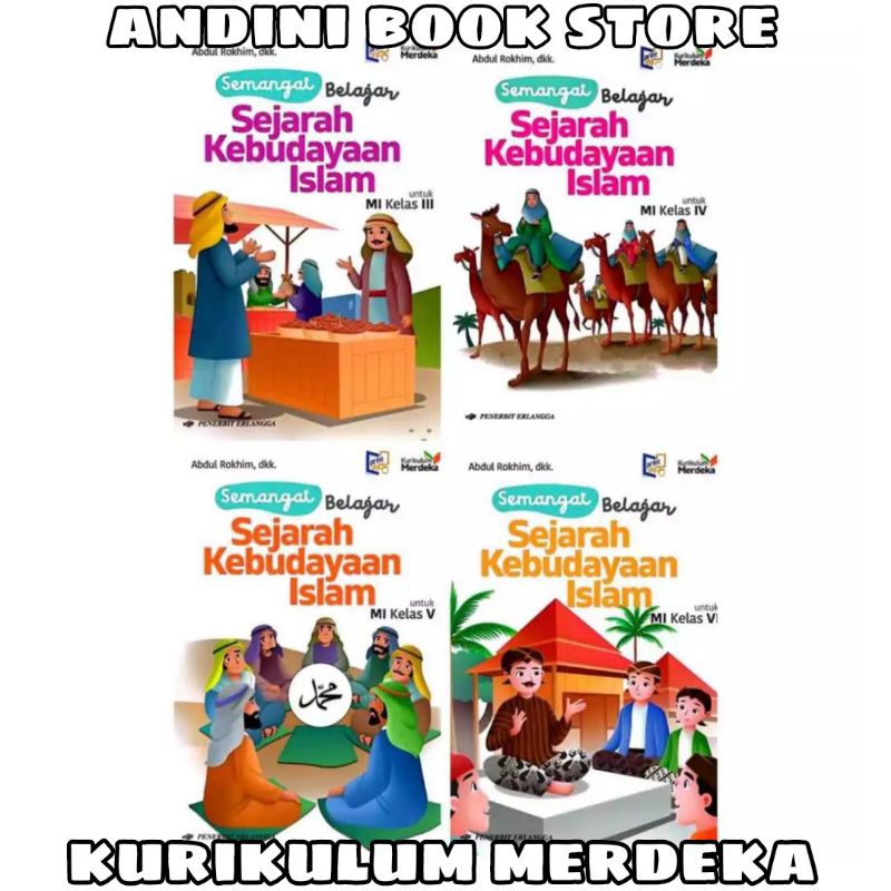 Jual BUKU SEMANGAT BELAJAR SEJARAH KEBUDAYAAN ISLAM KELAS 3 4 5 6 MI KURIKULUM MERDEKA | Shopee ...