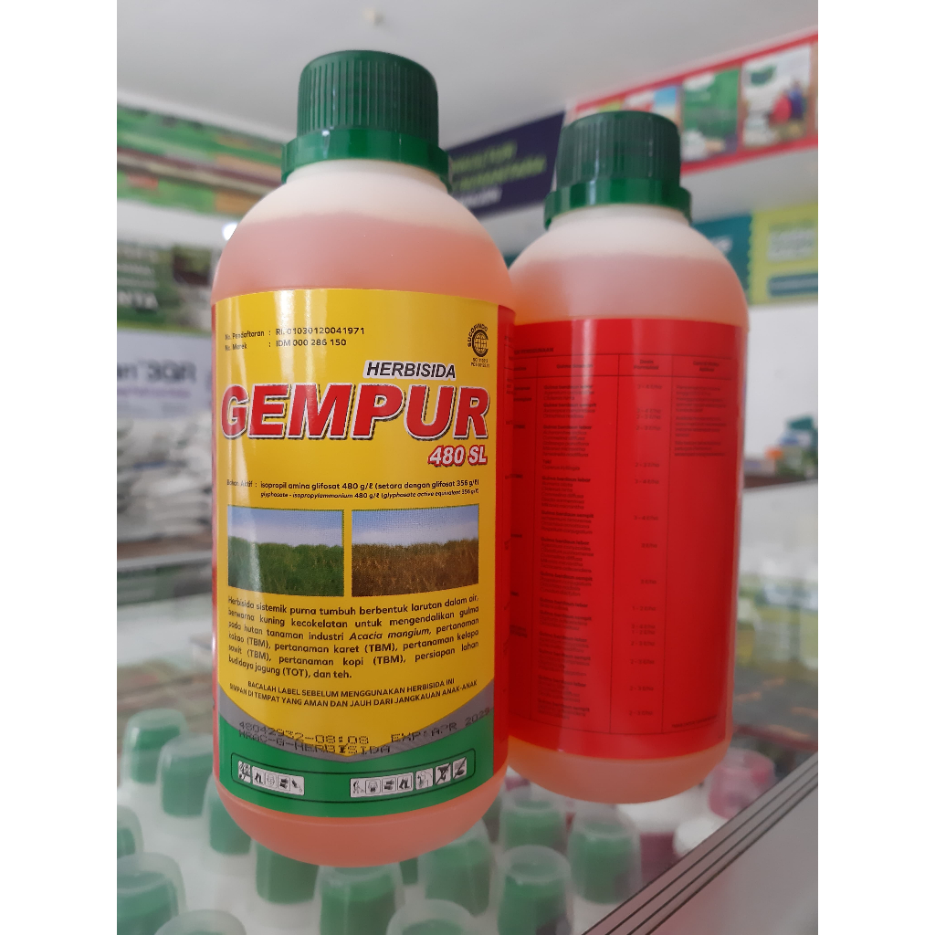 Jual Gempur 480SL 500ml Herbisida Obat Pembasmi Rumput Sistemik ...