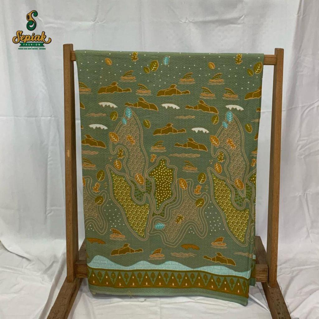 Jual SEPIAK BELITONG KAIN BATIK LOBBY MOTIF BATU GARUDA TERBARU OLEH ...