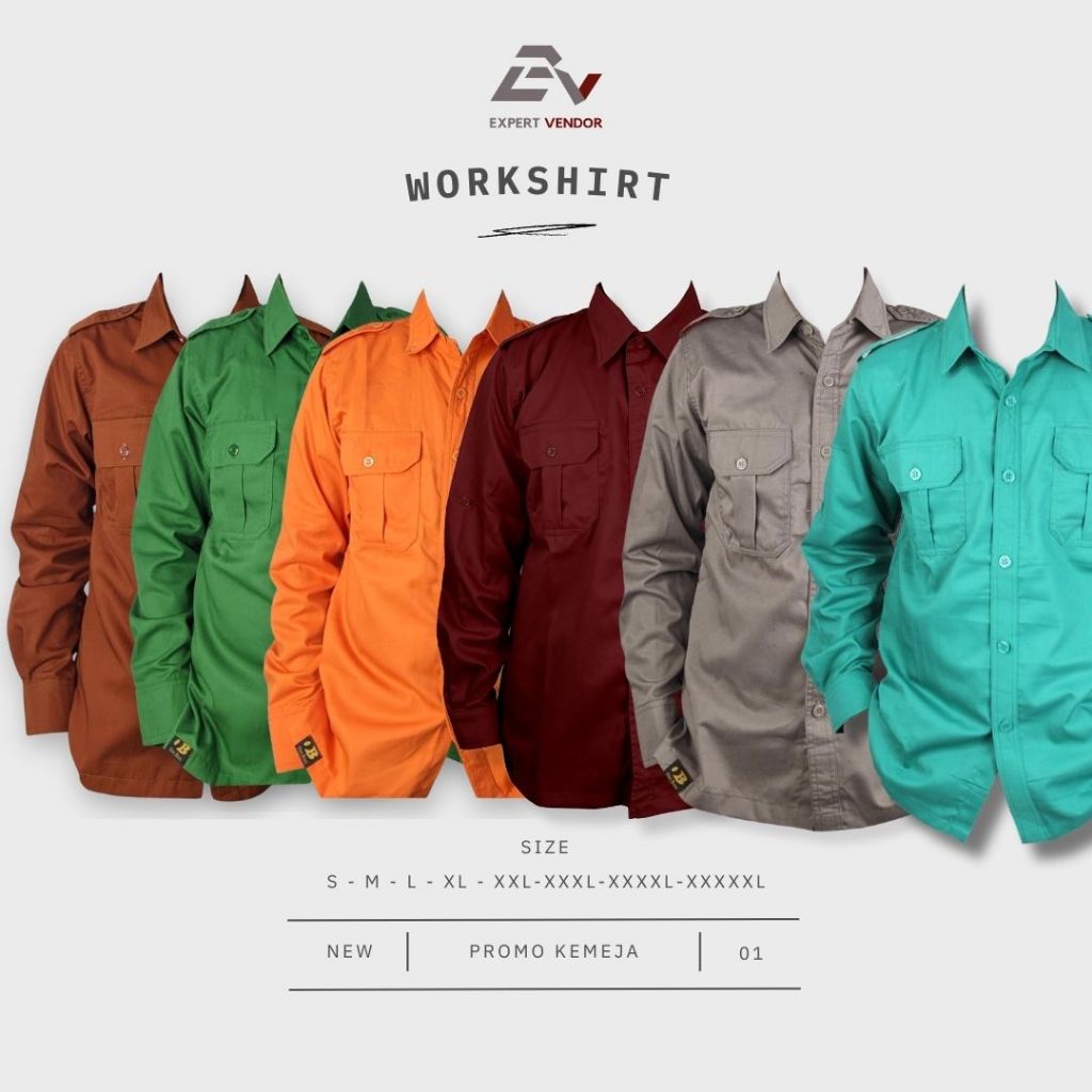 Jual BAJU KEMEJA POLOS BASIC / lapangan/ gunung/ outdoor / PDL/ PDH ...