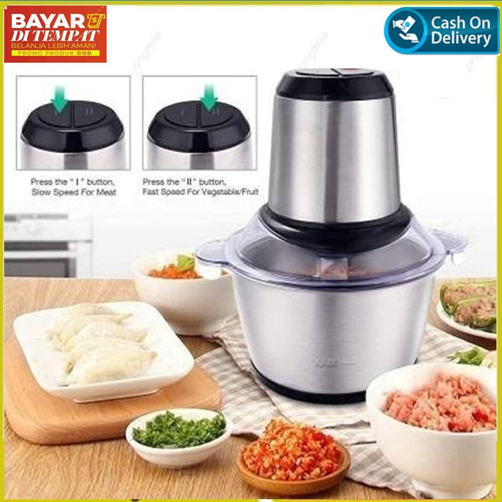 Jual Chopper Blender daging penggiling Meat Blender 250w Elektrik 304 ...