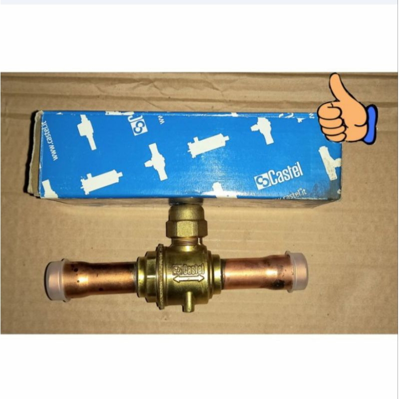 Jual Ball Valve Castel 6570/7 (7/8"×7/8") | Shopee Indonesia