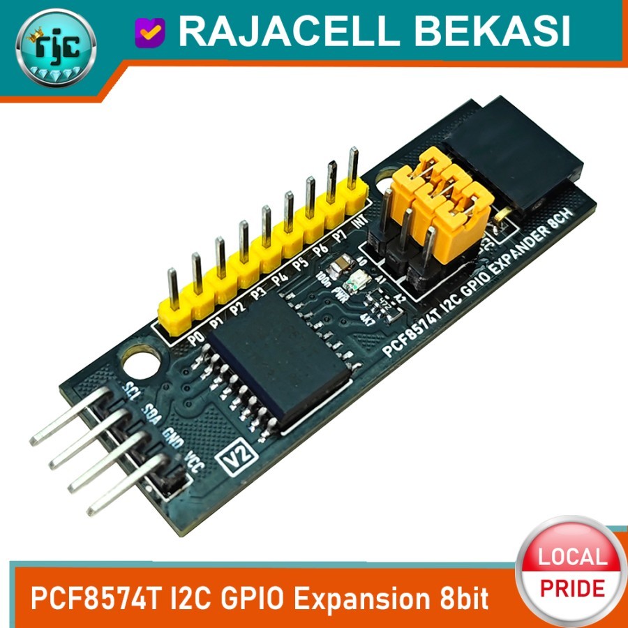 Jual Pcf8574 I2c 8 Bit I O Expander Gpio Expansion Module Digital Pin