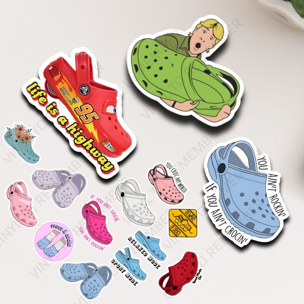 Jual Stiker Sticker Pack Sepatu Sendal Croc Crocs Tempelan Jibbitz Lucu ...
