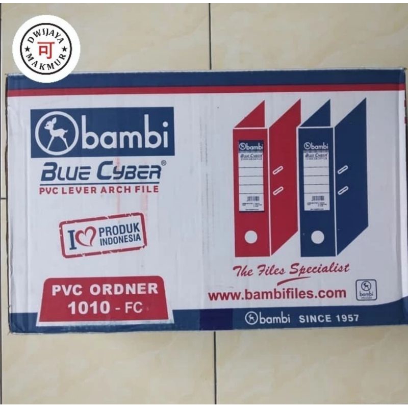 Jual Ordner Bambi Blue Cyber Folio F4 Map File Dokumen (1 Buah ...