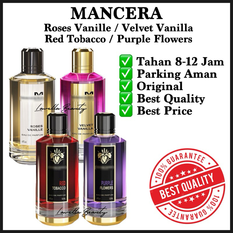 Jual [Original] Parfum Mancera 120ml Roses Vanille Velvet Vanilla Red ...