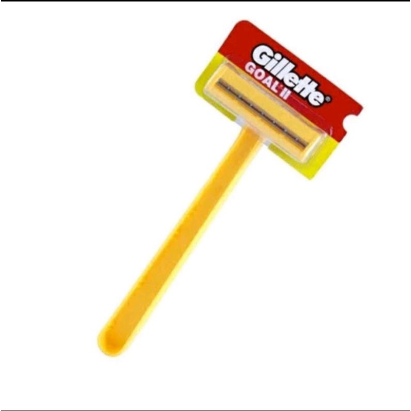 Jual GILLETTE GOAL II kuning pencukur kumis jenggot | Shopee Indonesia
