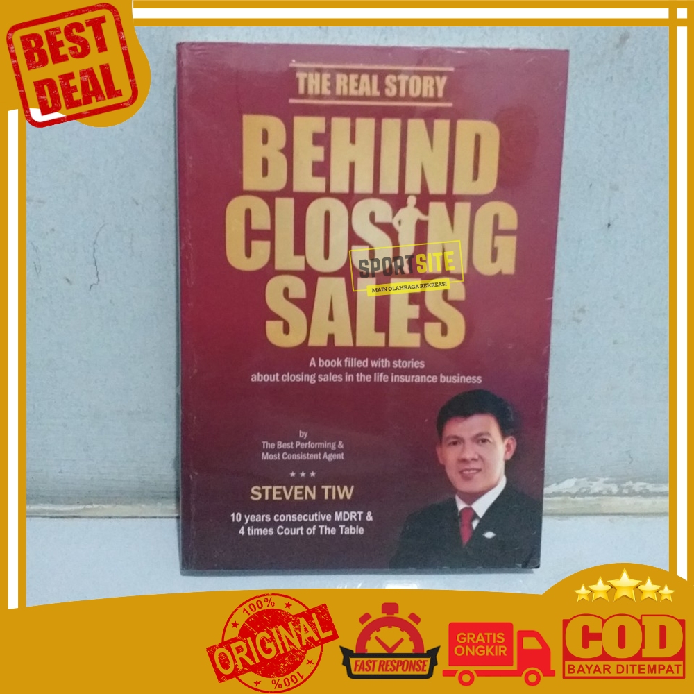 Jual Buku Steven Tiw The Real Story Behind Closing Sales Business Book ...