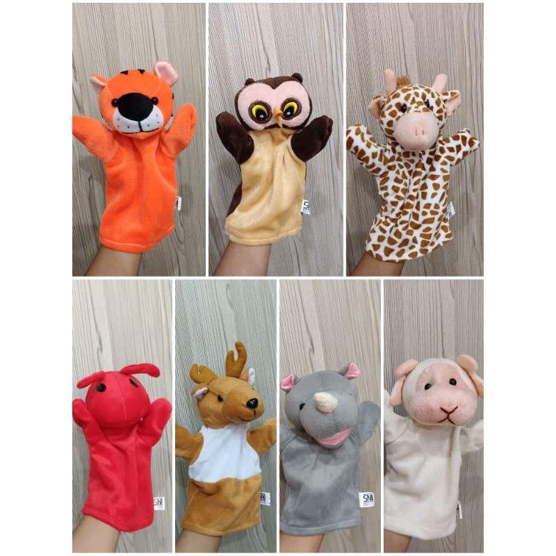 Jual HAND PUPPET ANIMAL / boneka tangan karakter hewan / Handpuppet ...