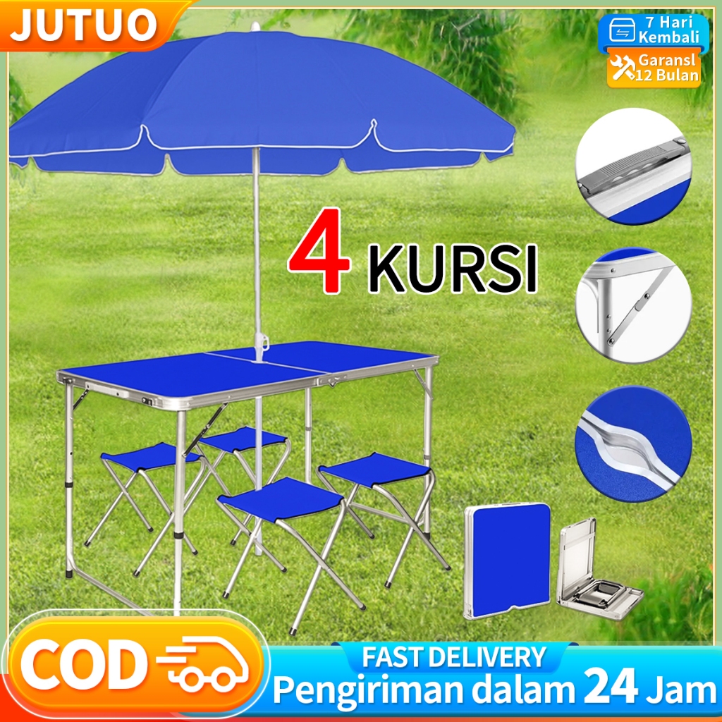 Jual ⭐COD & Garansi 1 tahun⭐Meja Lipat Portable /Meja jualan lipat /Meja Lipat Serbaguna /120 ...