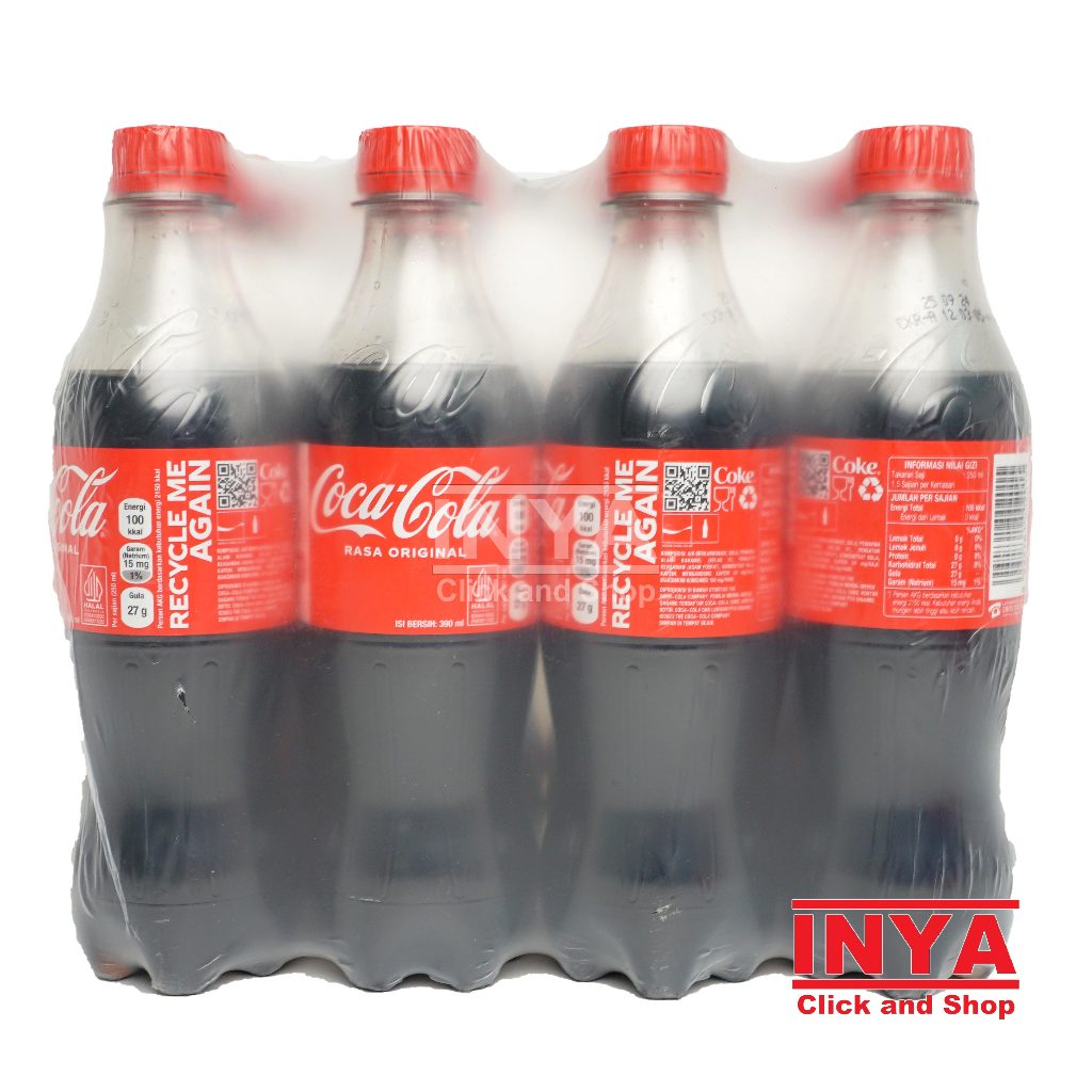 Jual Coca-Cola Rasa Original 12x390ml - Soda Water - Soft drink ...