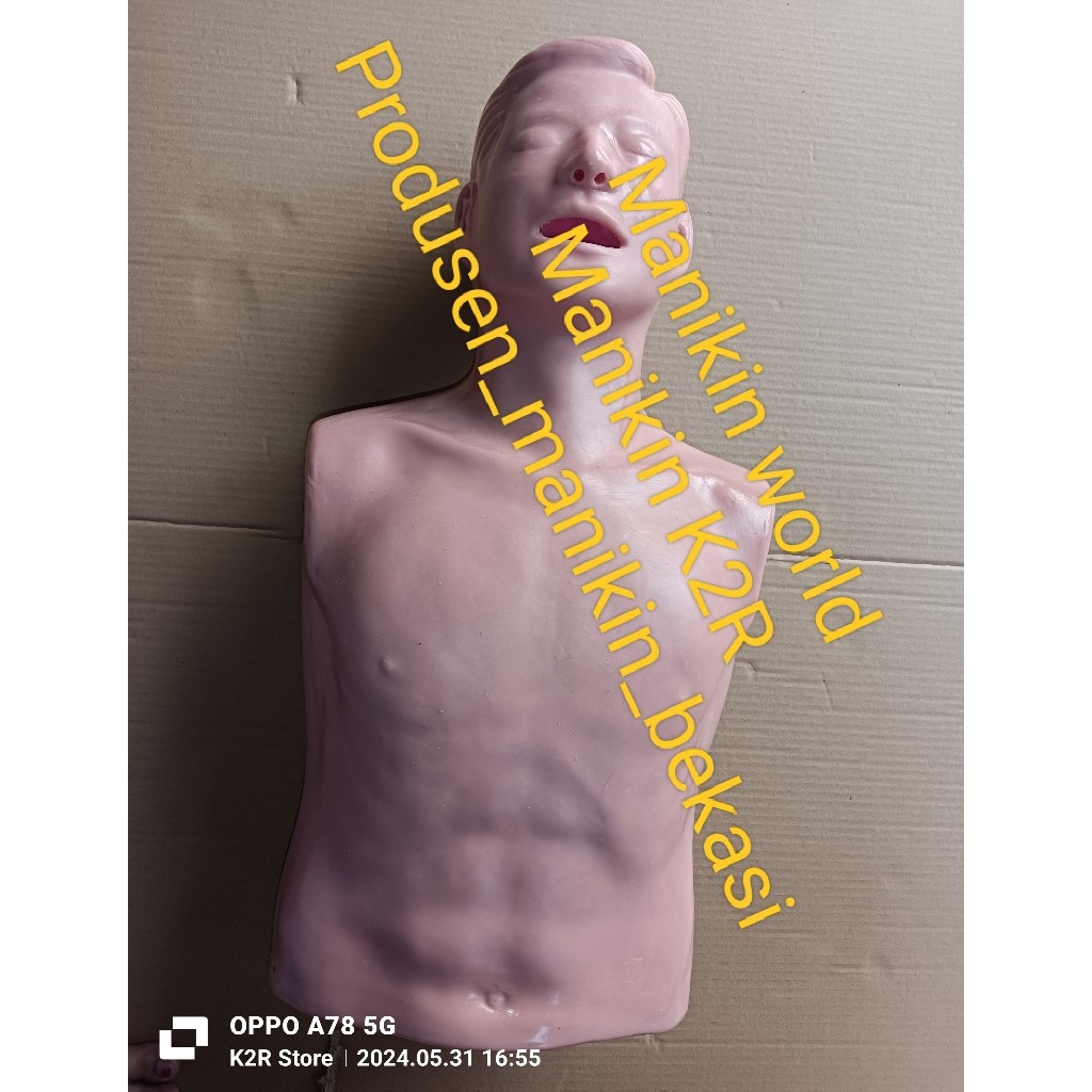 Jual PHANTOM RESUSITASI RJP CPR DEWASA NON INDIKATOR / PHANTOM MANIKIN ...