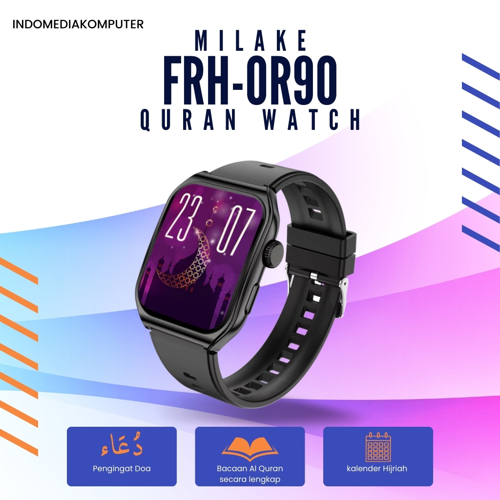 Jual Quran Watch Milake FRH-OR90 Smart Watch Milake Digital Smart Watch ...