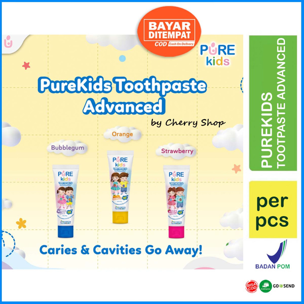 Jual PURE KIDS PureKids Toothpaste Advanced Xylitol Flouride Pasta Gigi ...