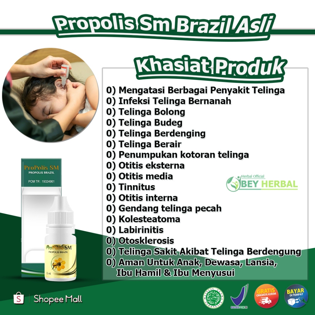 Jual Obat Ganteng ( Obat Gangguan Telinga ) Obat Sakit Telinga Anak Dan ...