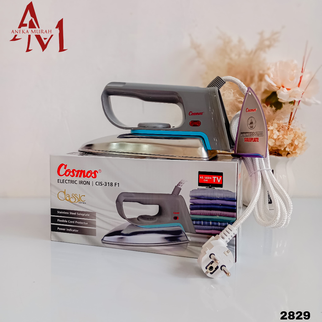 Jual SETRIKA COSMOS CLASSIC SERIES CIS 318 F1 ( 2829 ) | Shopee Indonesia