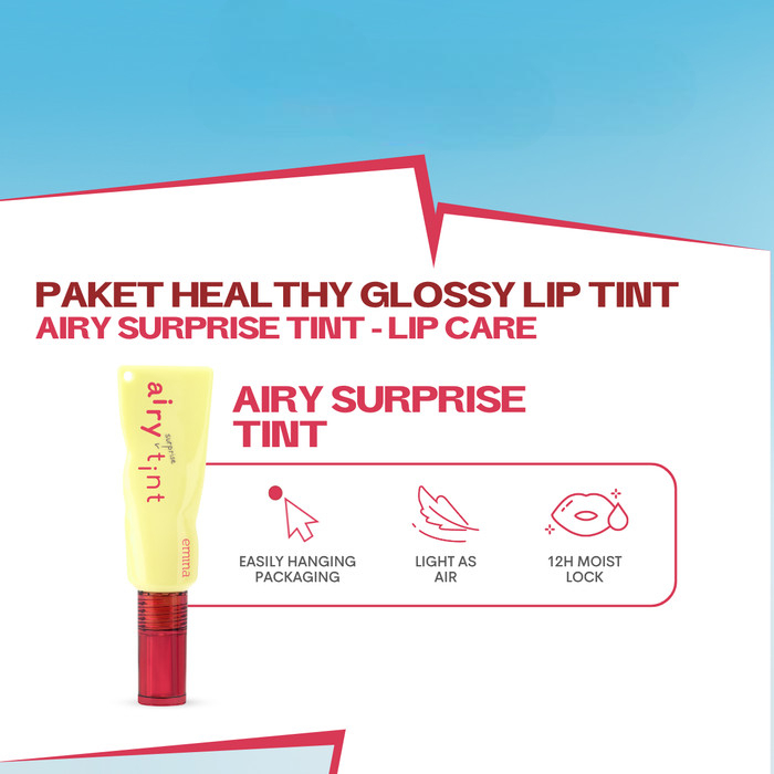Jual Emina Airy Surprise Tint 3 G Shopee Indonesia