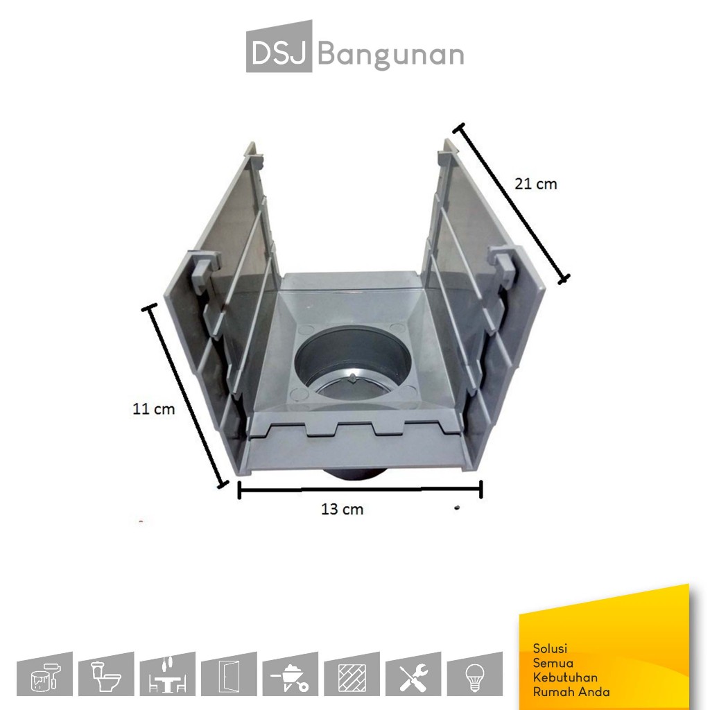 Jual Corong Talang Kotak / Corong Talang PVC / Gutter Outlet | Shopee ...