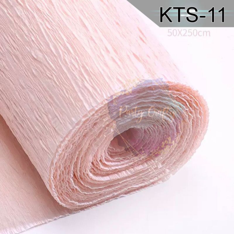 Jual KERTAS IMPORT/50x250 CM/KERTAS CREPES/KERTAS CREPE/TISSUE CREPE ...