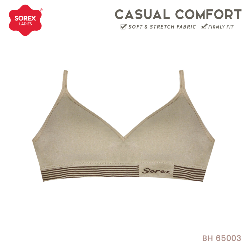 Jual Bra Sorex Tanpa Kawat Busa Sedang Cup Setara Cup B Casual Comfort ...