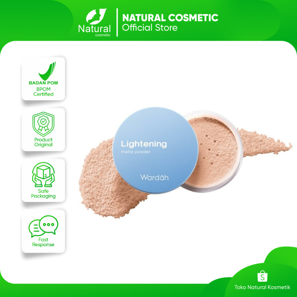 Jual Wardah Lightening Matte Powder 20 gr | Shopee Indonesia