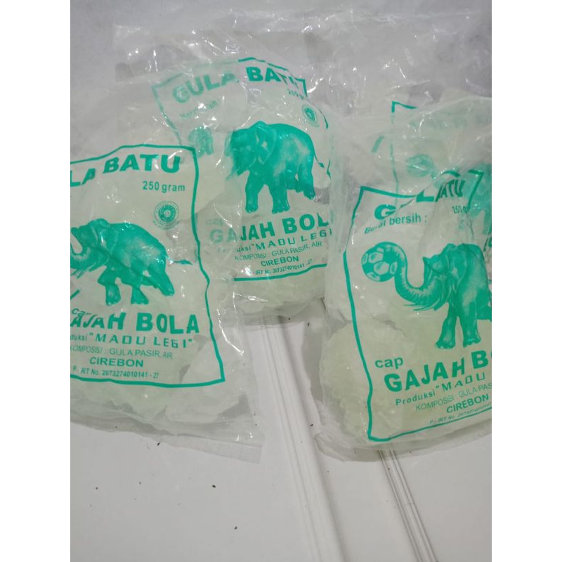Jual (250gr) Gula Batu Gajah - Gula Murni Asli - Gula cristal | Shopee ...