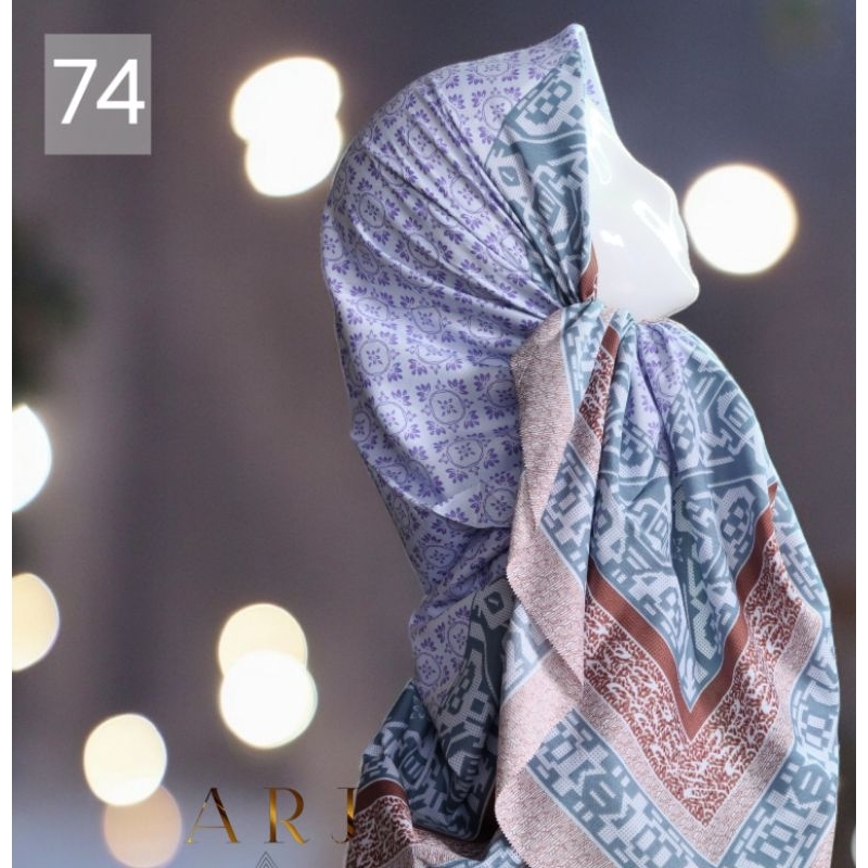 Jual HIJAB OSKARA AZARA MOTIF Lasercut Jilbab Segi Empat Kerudung Voal ...